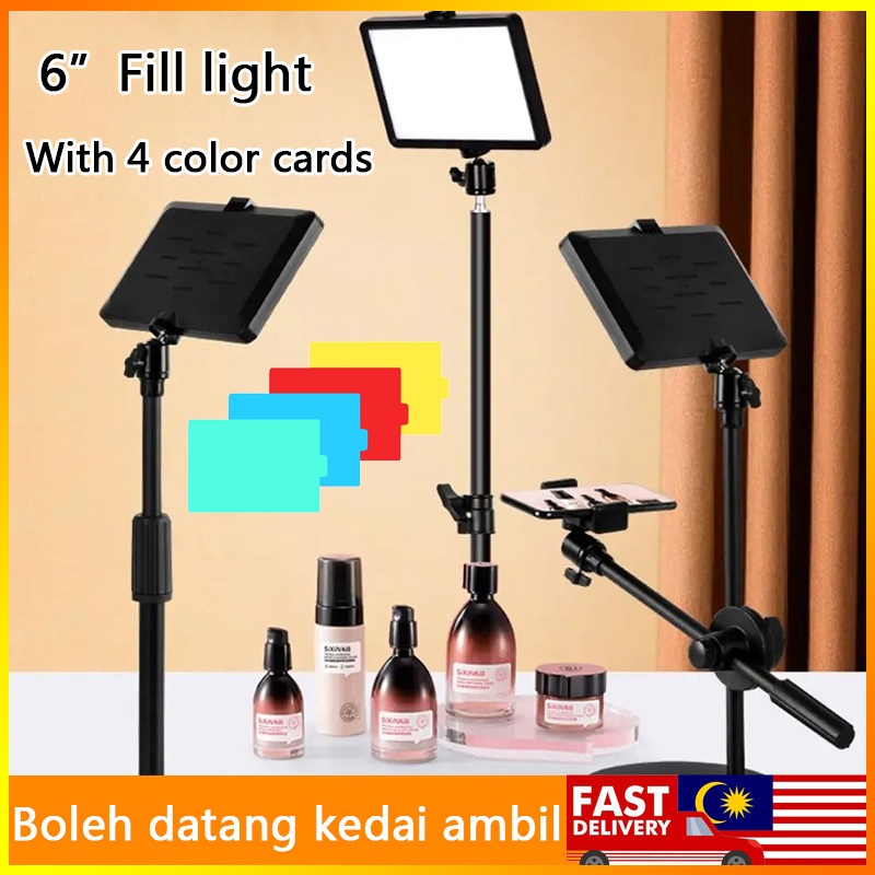 6“LED Photography Video Light Panel RGB Lighting Photo Studio Lamp Kit ...