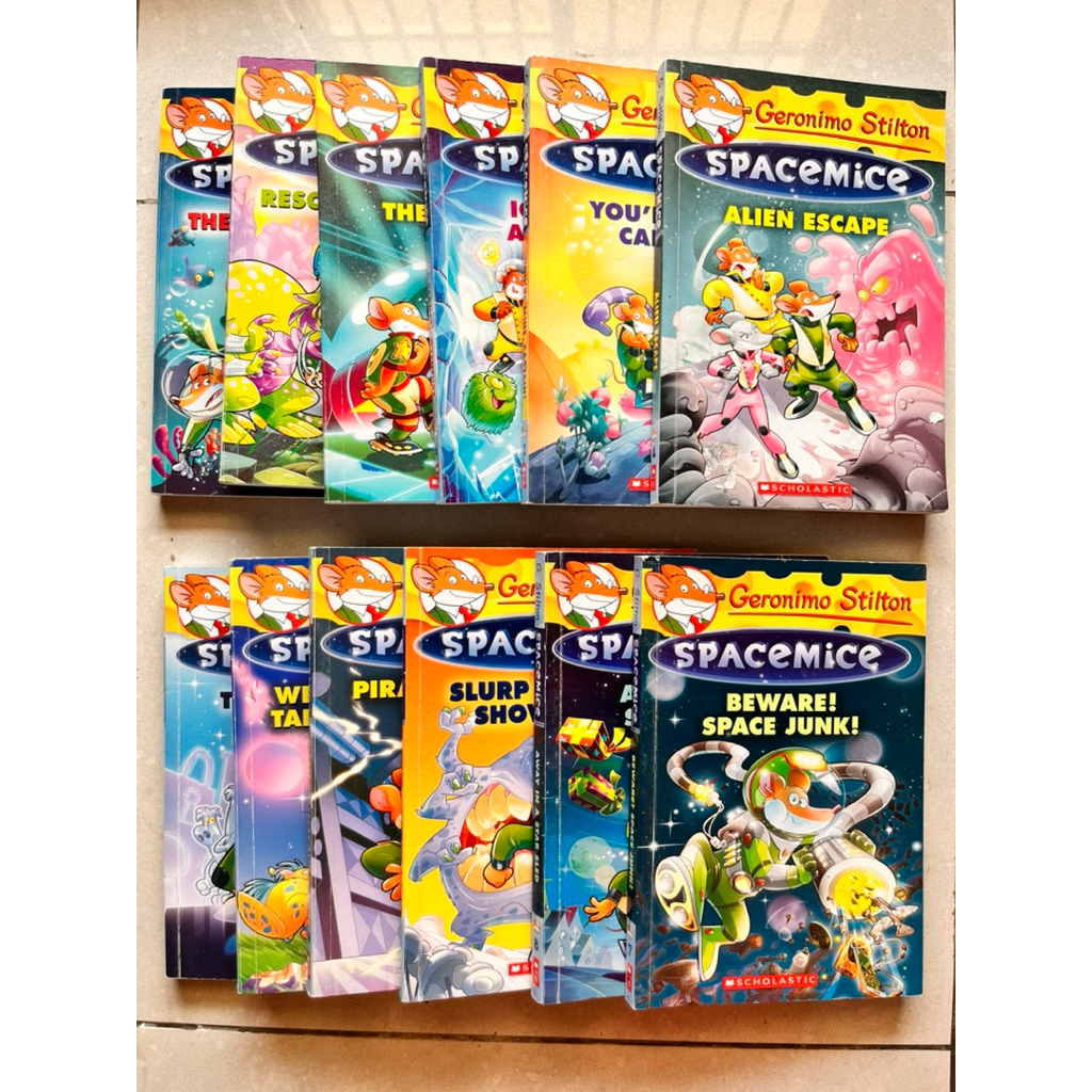 [Original] Geronimo Stilton Spacemice Series Books 1-12 (Preloved like ...