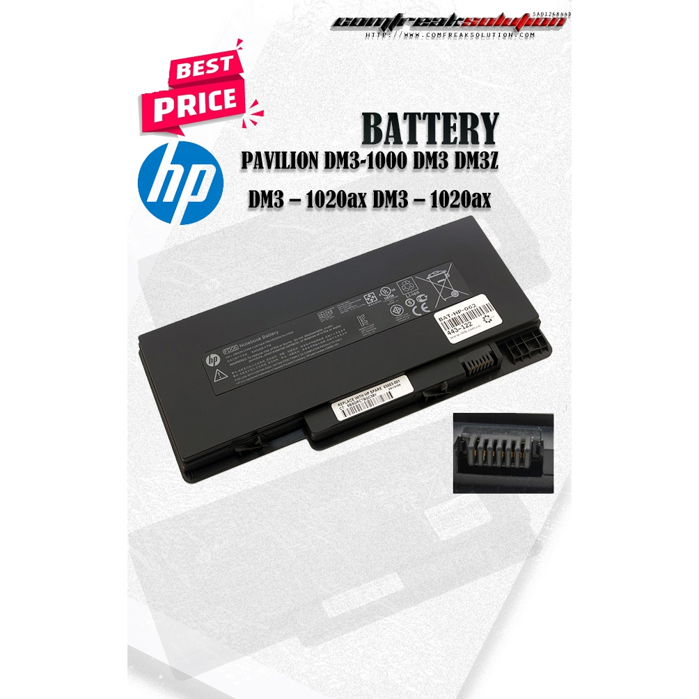 BATTERY HP PAVILION DM3-1000 DM3 DM3Z DM3 – 1020ax DM3 – 1020ax MN06 ...
