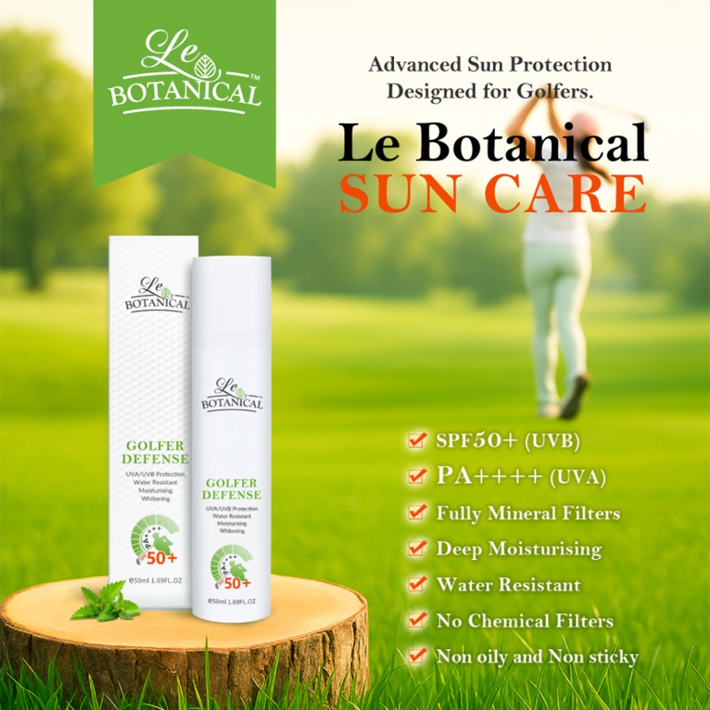 Le Botanical Golfer Defense Sunscreen SPF 50+ (50ML) | Shopee Malaysia