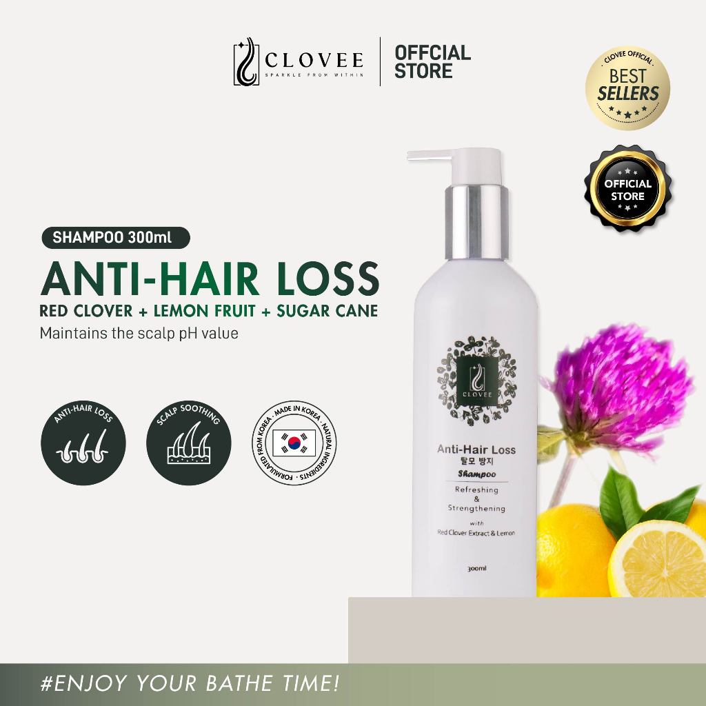 (Official) CLOVEE Anti Hair Loss Shampoo | Shopee Malaysia