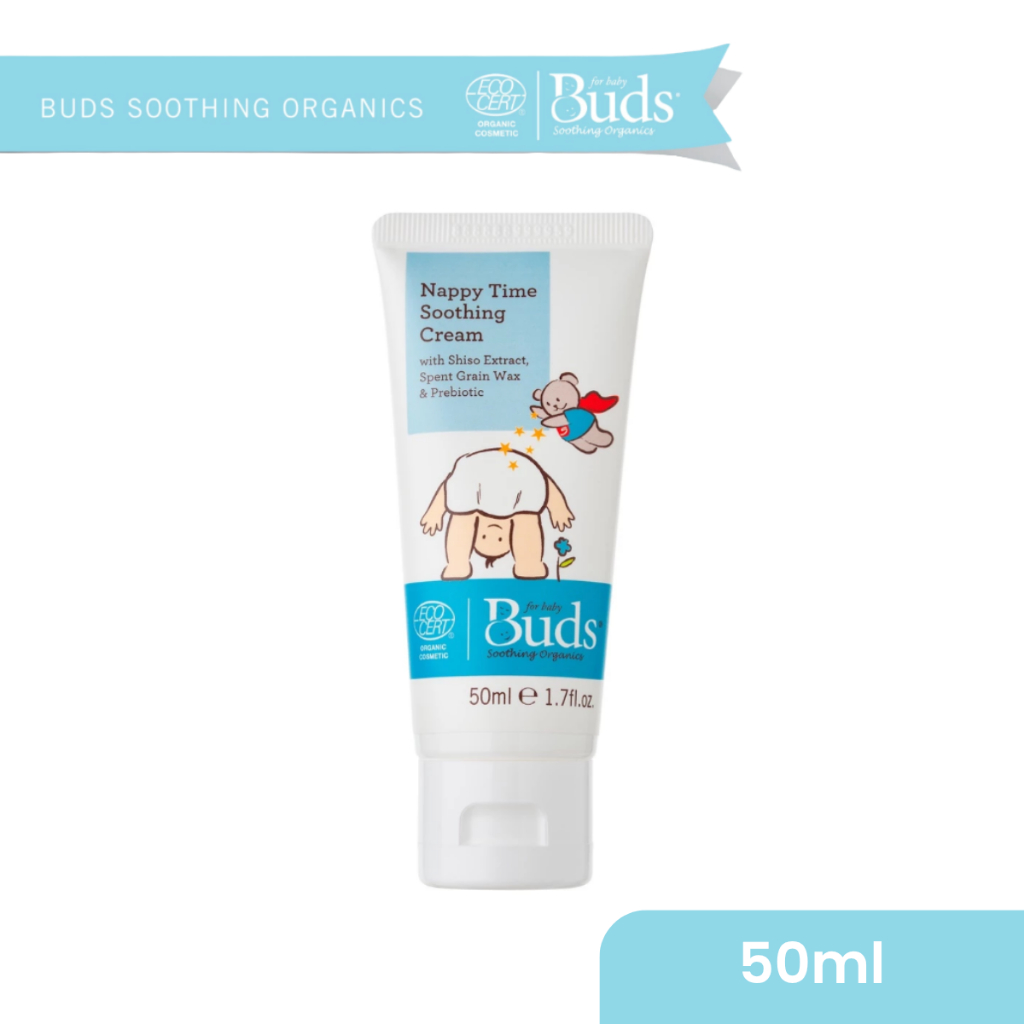 BUDS SOOTHING ORGANICS NAPPY TIME SOOTHING CREAM 50ML | Shopee Malaysia