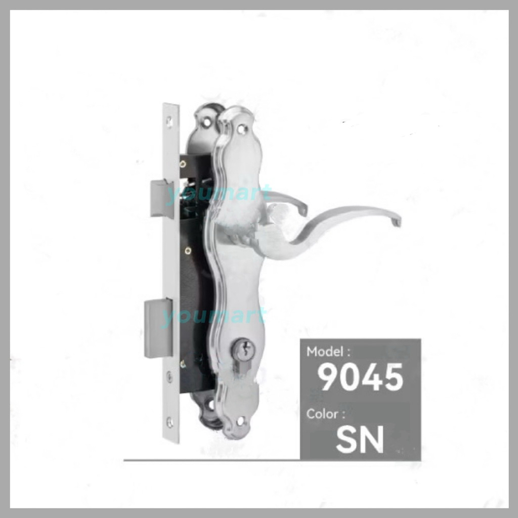 9045 SN Grill Door Lock Handle Set / 9045 SN Mortise Lever Lock ...