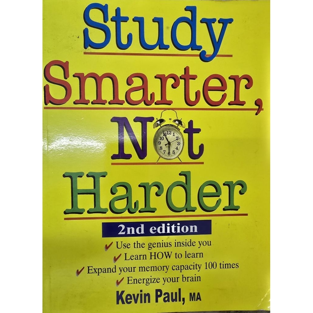 study smarter, not harder ( Kevin Paul ) | Shopee Malaysia