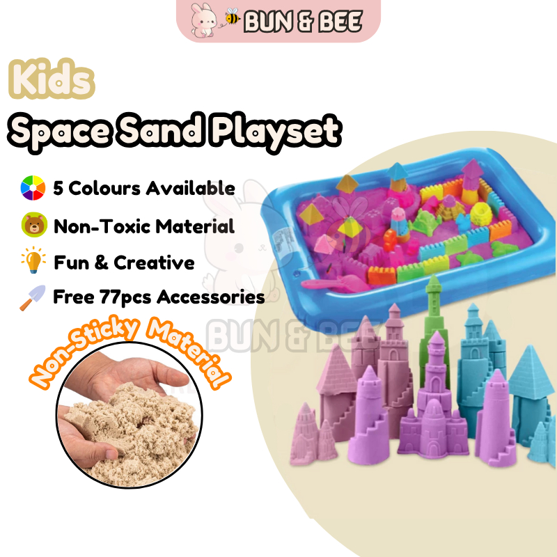 (2.5KG) Mainan Pasir Budak 50Pcs Sand Sets Dynamic Eco Sand Castle ...