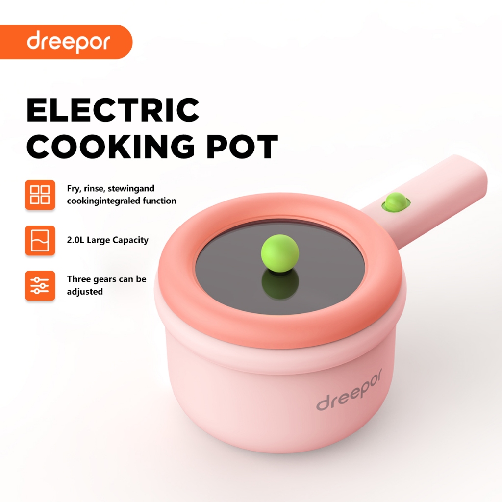 Dreepor Periuk Nasi Mini Periuk Masak 2L Periuk Tidak Melekat Frying ...