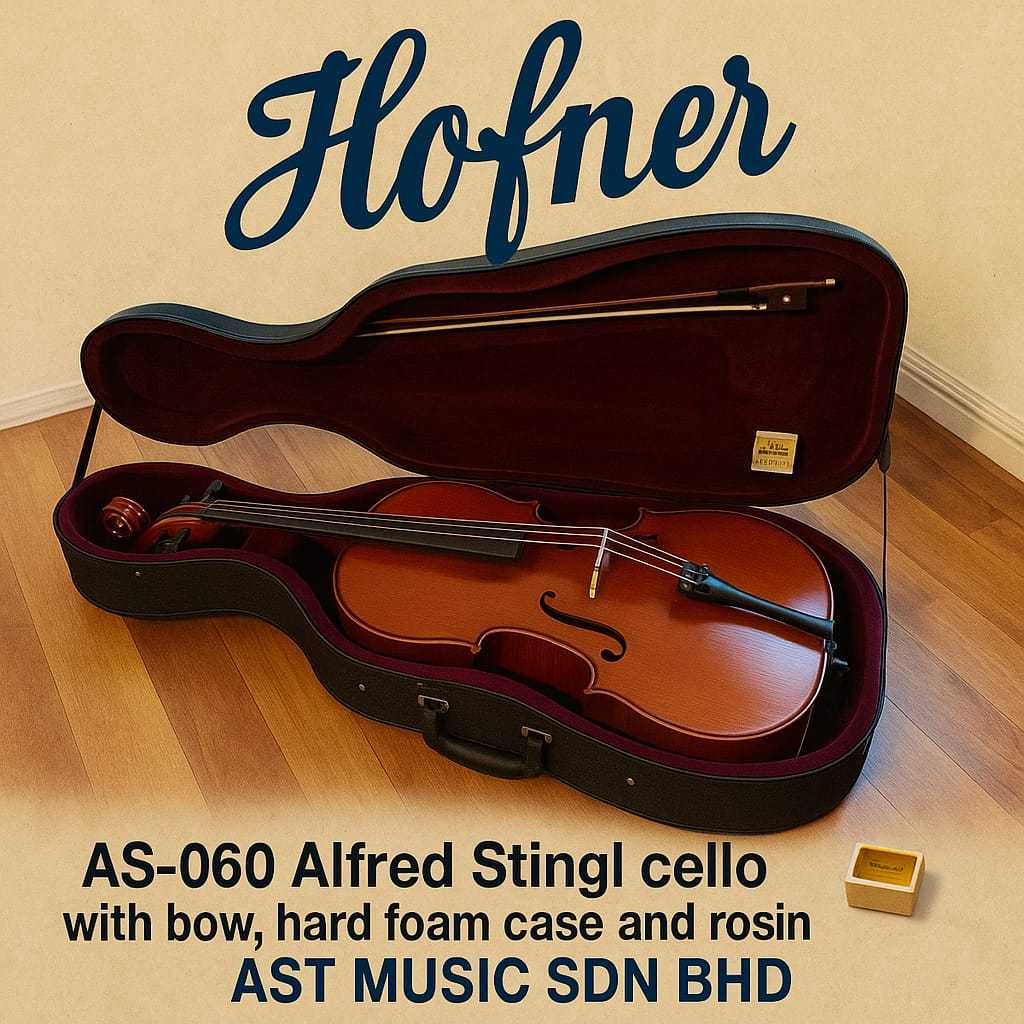 Hofner Alfred Stingl AS-060C Cello With Case | Shopee Malaysia