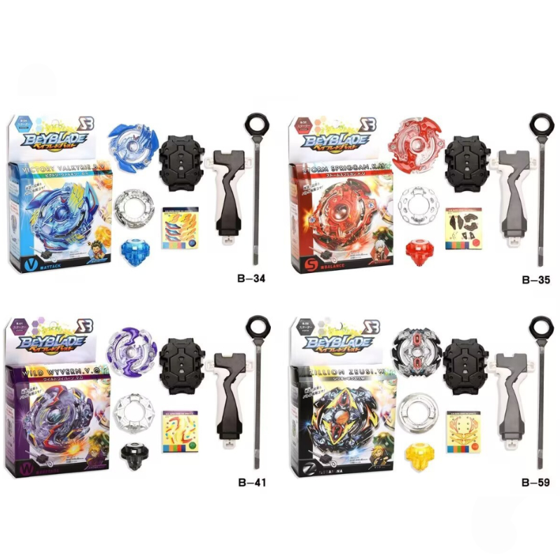 Mainan Beyblade BB801 Burst Gasing Spinning Top B34 B35 B41 B59 Gyro ...