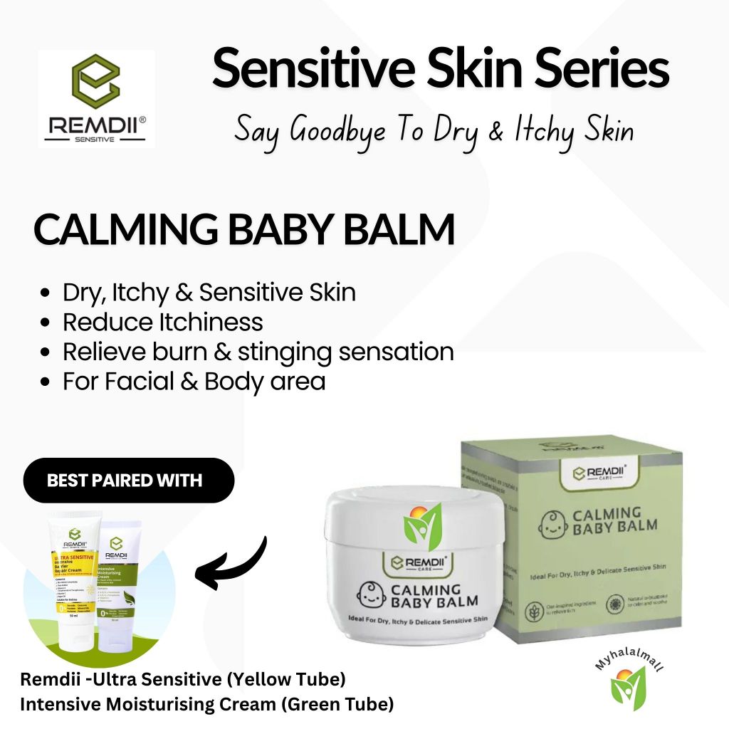 REMDII CALMING Baby Balm 30gm - Itchy Skin, Eczema, Sensitive Skin ...