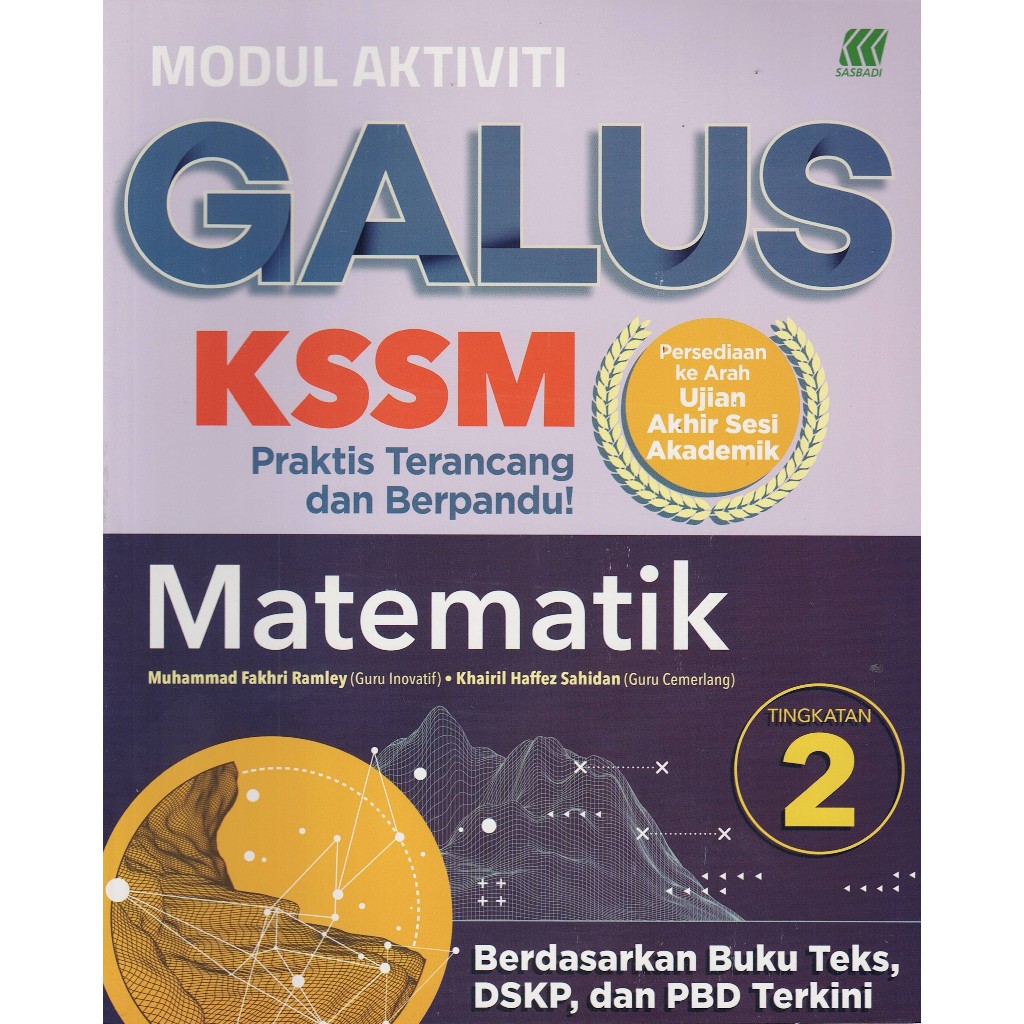 BUKU LATIHAN : MODUL AKTIVITI GALUS KSSM MATEMATIK TINGKATAN 2 PRAKTIS ...