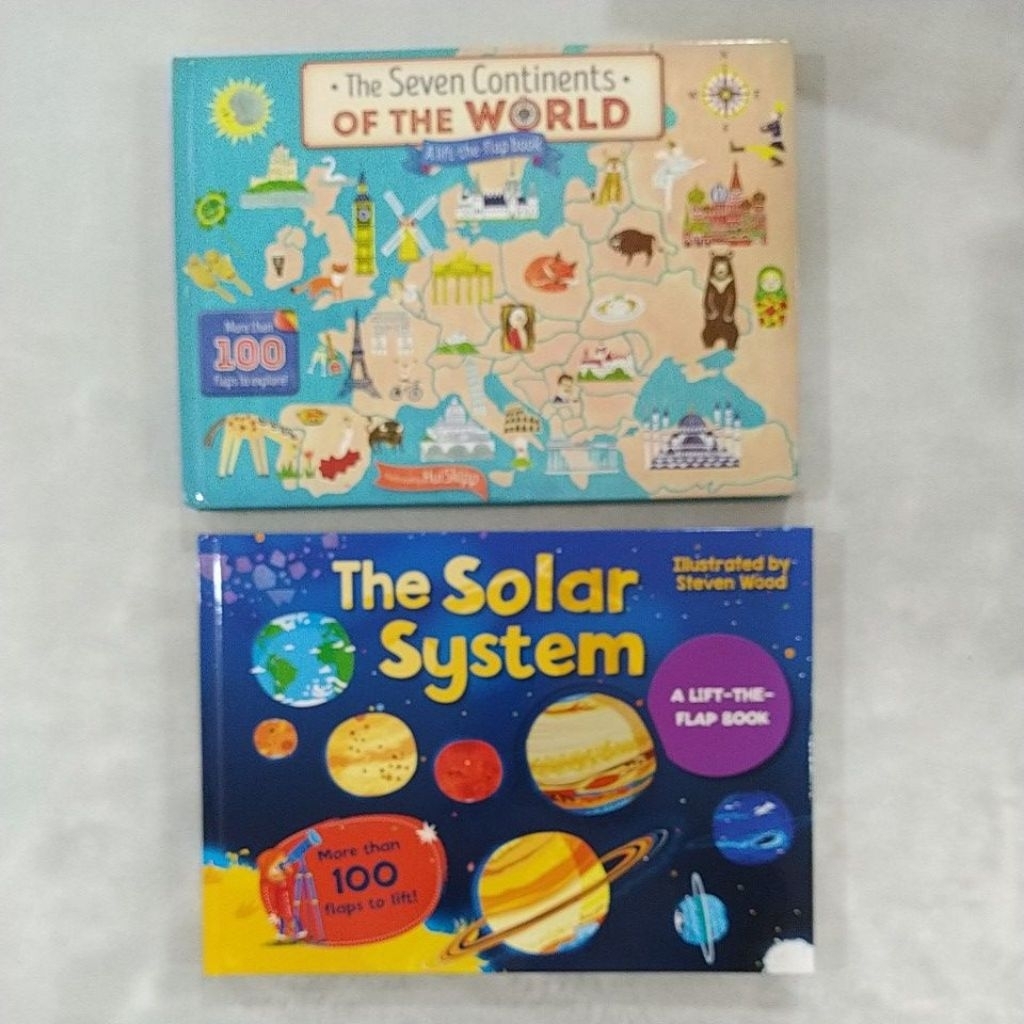 used XD3-Jly3-ss A Lift The-Flap Book -The Seven Continents of the ...