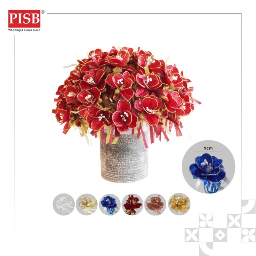 1064 (50Pcs/Box) Egg Flower / Bunga Telur / Bunga Telor Pelamin / Bunga ...