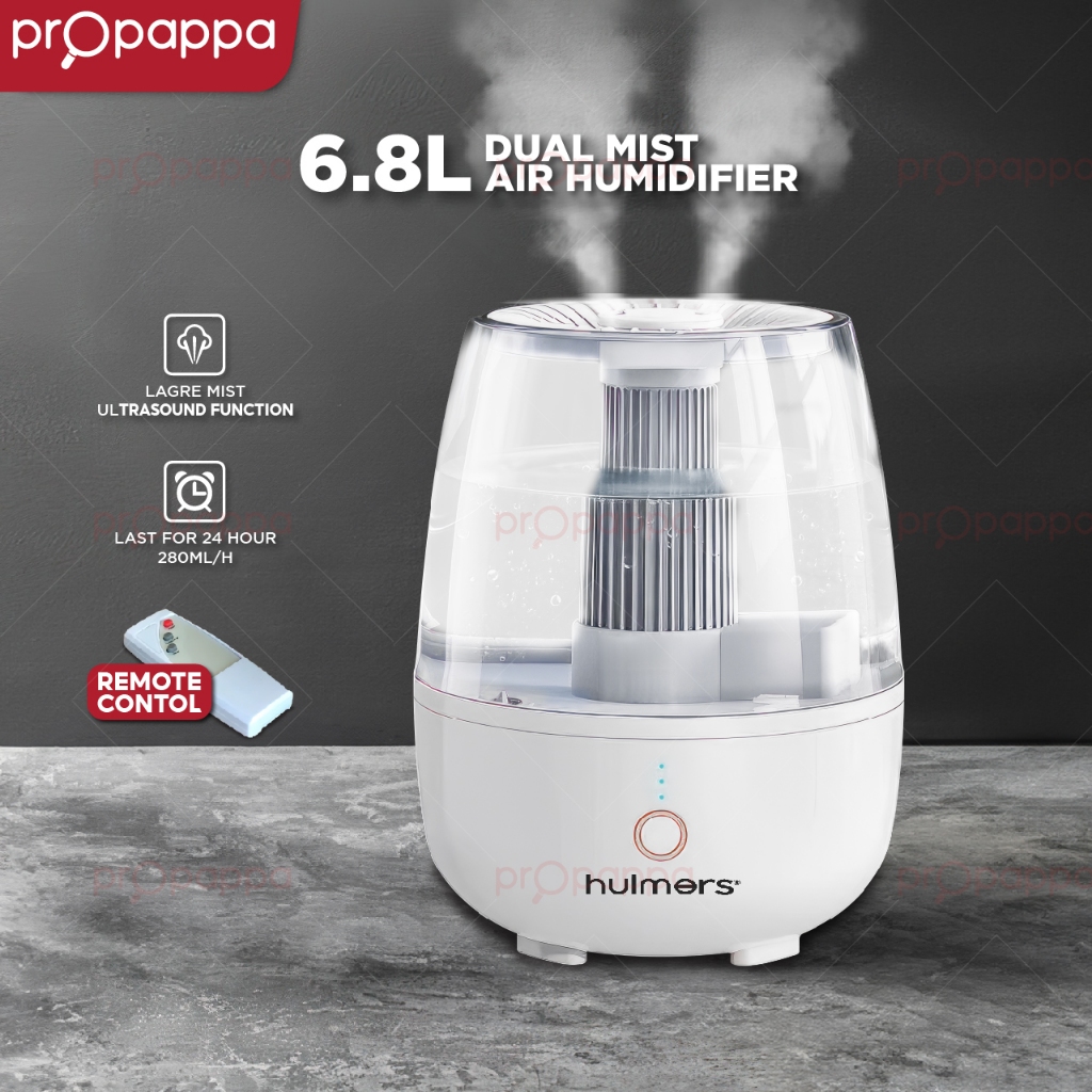 Propappa - 6.8L Large Capacity Dual Mist Air Humidifier | Pelembap ...