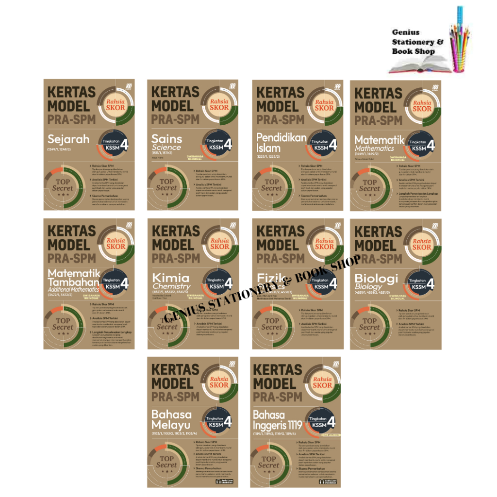 Edisi Murid 2025: Kertas Model Rahsia Skor PRA-SPM Tingkatan 4 -- Sasbadi | Shopee Malaysia