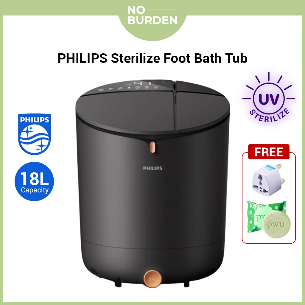 PHILIPS Foot Bath Tub 泡脚桶 Sterilize Foot Massage Machine Foot Spa Foot ...