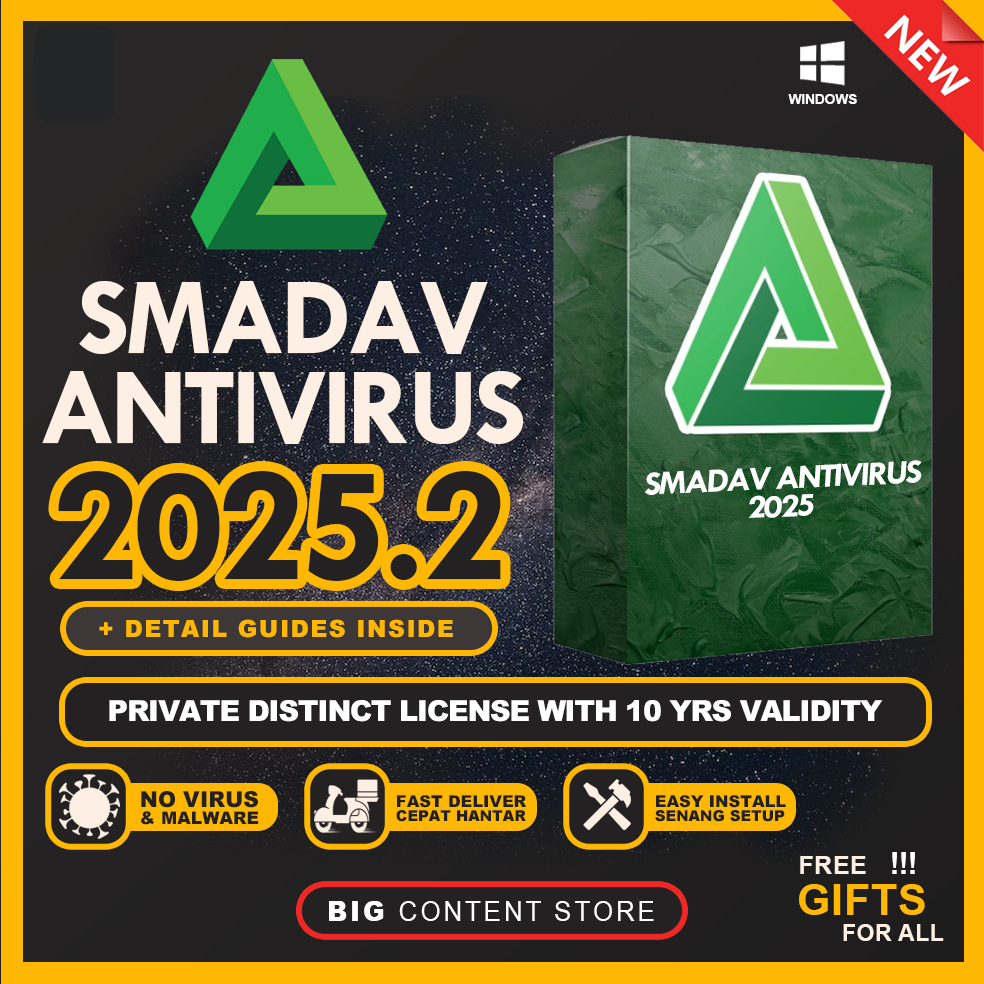 SmadAV Pro Antivirus Premium 2025 💯 EASY INSTALL SOFTWARE 💯 LIFETIME PREMIUM 💯 FAST DELIVERY 💯 ...
