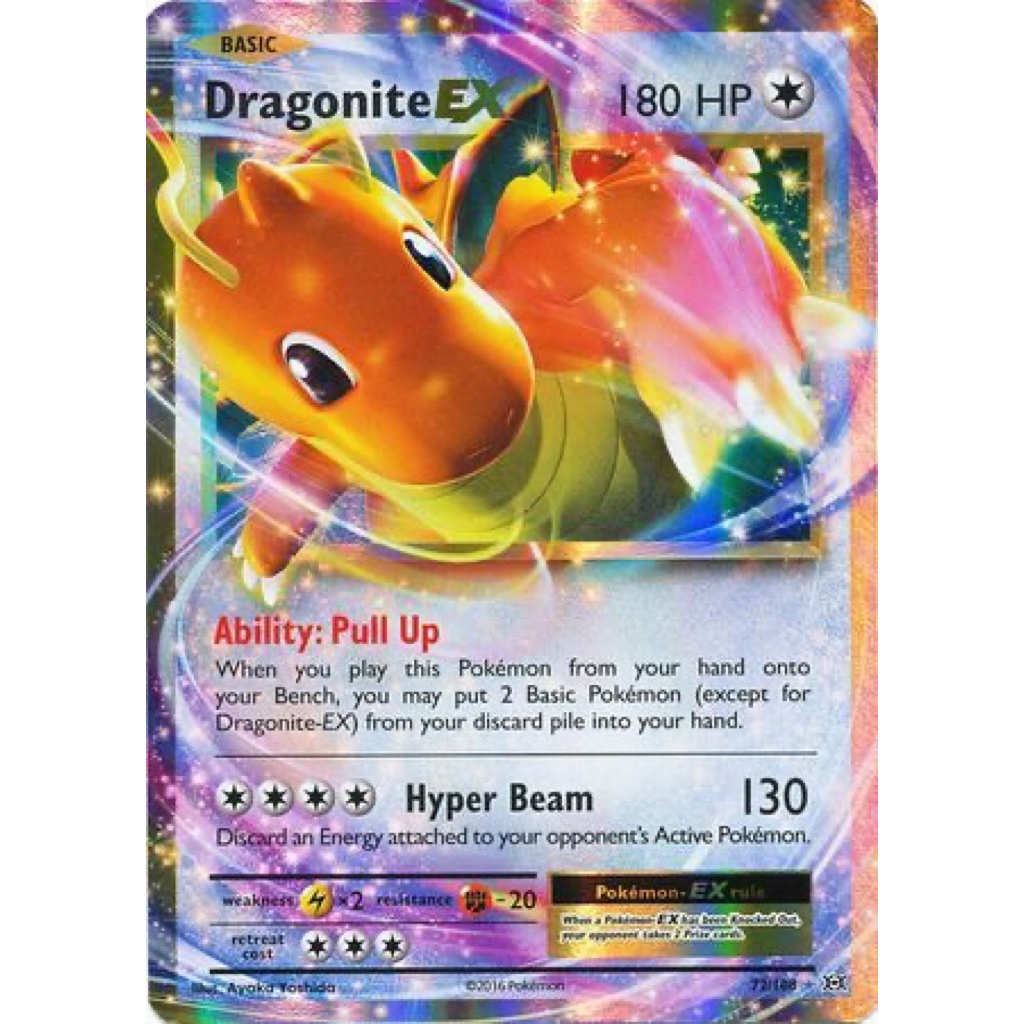 Dragonite EX - 72/108 - Ultra Rare XY: Evolutions Singles | Shopee Malaysia