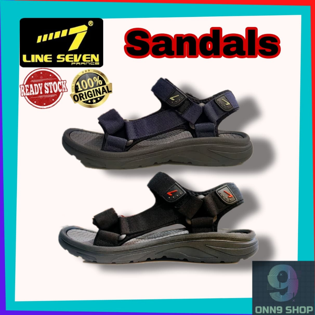 Line 7 E1016/1202 Men Sandal Casual Sandal Sandal Lelaki Non Slip Tow ...