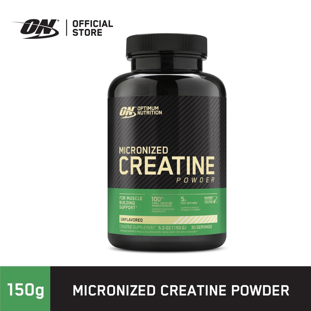 Optimum Nutrition Micronized Powder Creatine Powder, Unflavored - 150g ...