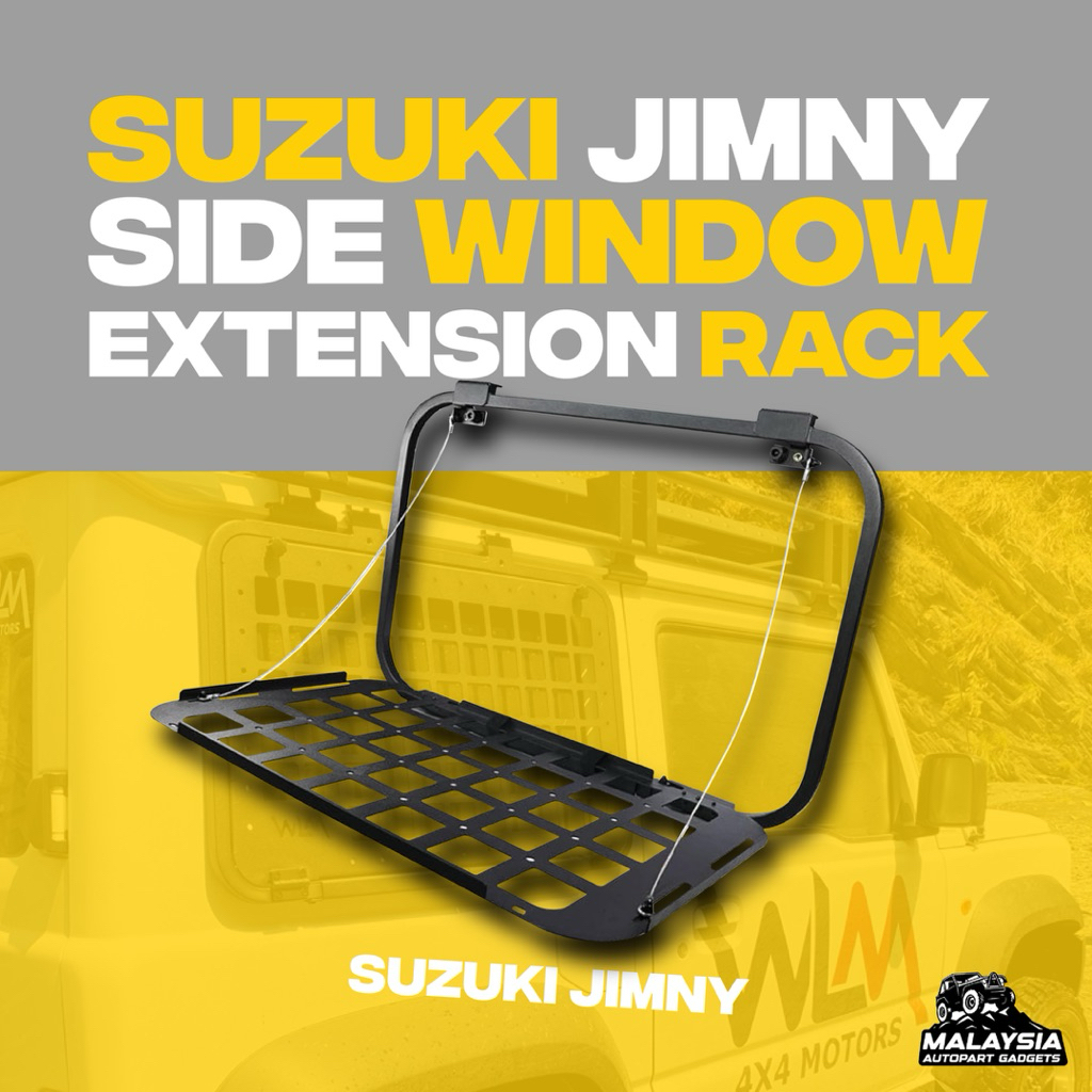 Suzuki Jimny JB74 Sierra | V1 Side Window Extention Rack | Shopee Malaysia