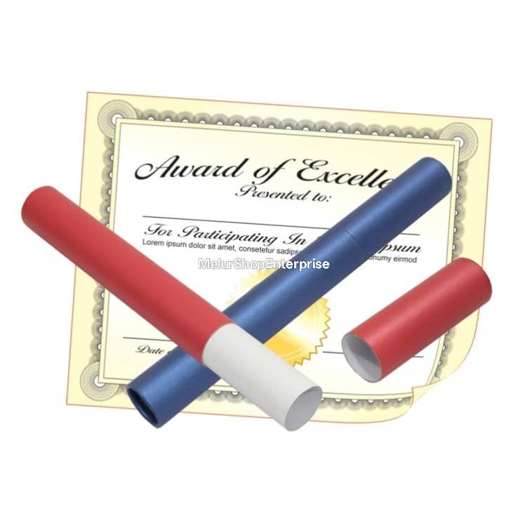 Certificate Scroll | Certificate Paper | Scroll | Certificate Maroon ...