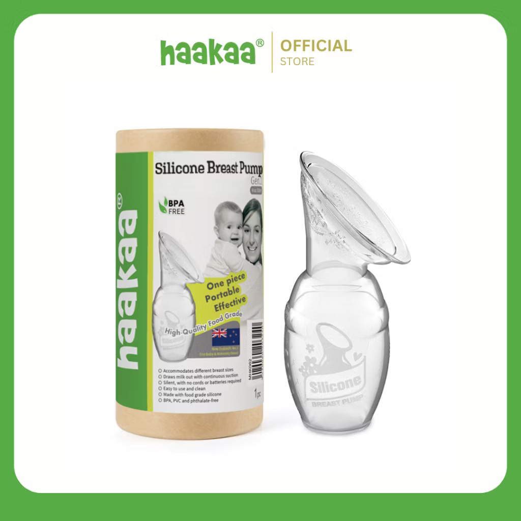 HaaKaa GEN 1 Pam Susu Silikon – Tanpa Tapak Sedutan (100ml)|HaaKaa GEN ...
