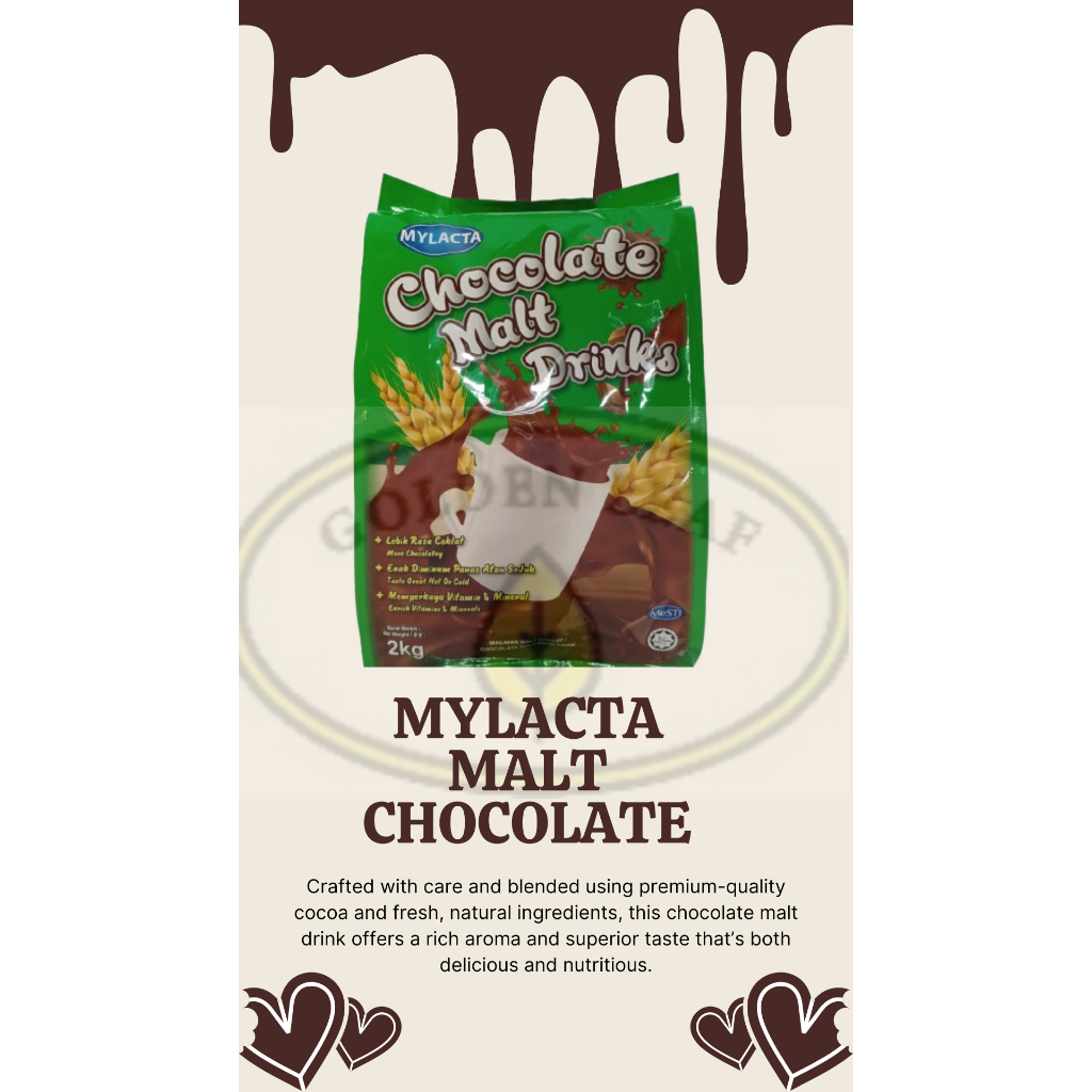 MYLACTA MALT CHOCOLATE (2Kg) Serbuk Koko Malt Coklat | Shopee Malaysia