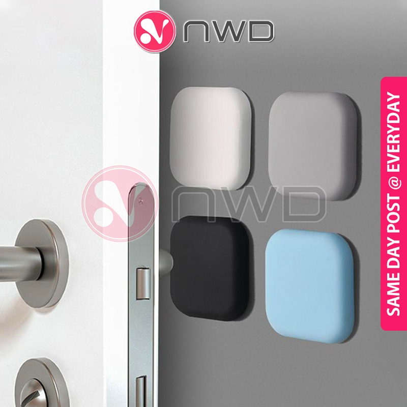 𝗡𝗢𝗜𝗦𝗘 𝗥𝗘𝗗𝗨𝗖𝗧𝗜𝗢𝗡 》Door Stopper Anti Collision Wall Protector Silicone ...