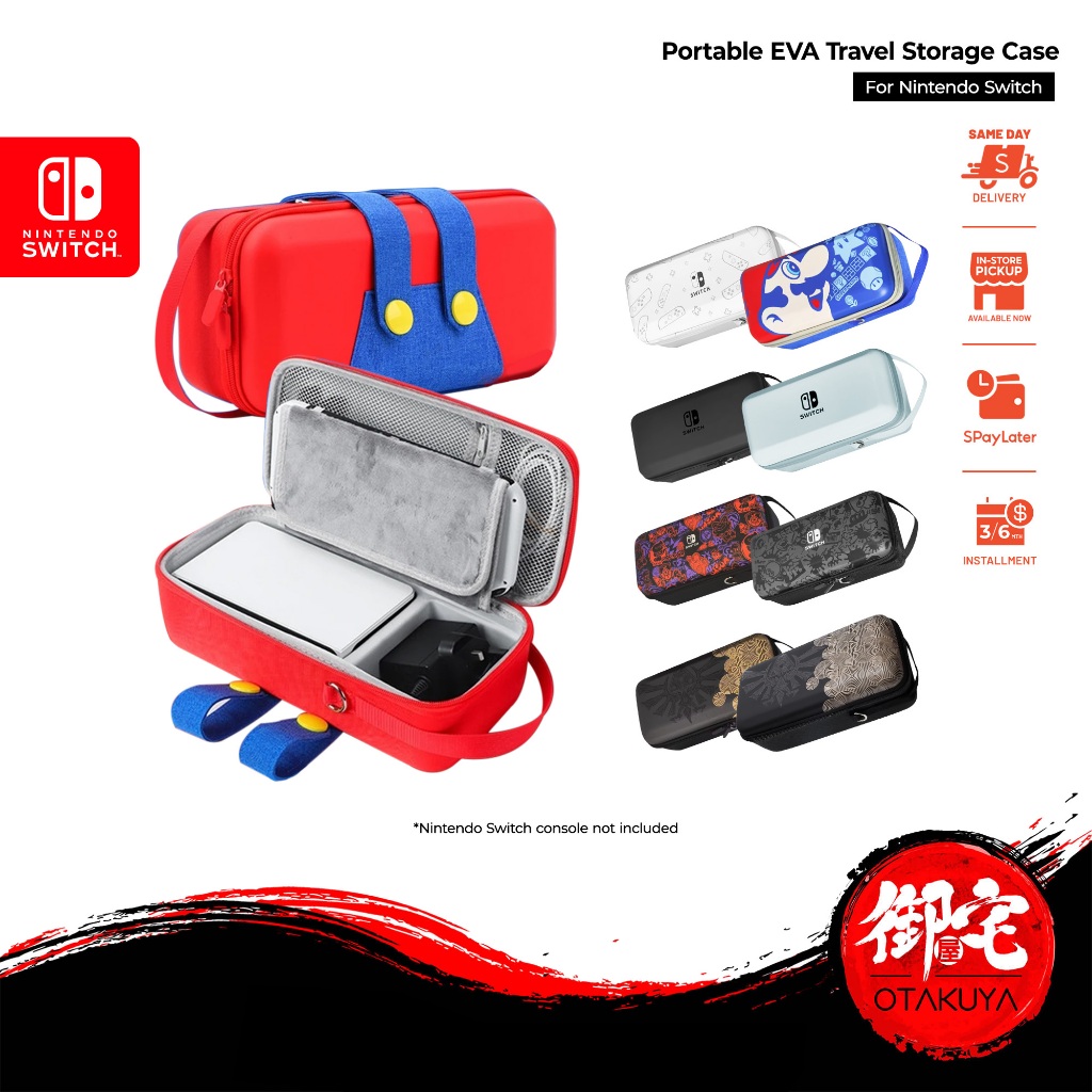 【RAYA SALE】Nintendo Switch OLED / Portable EVA Travel Storage Case ...