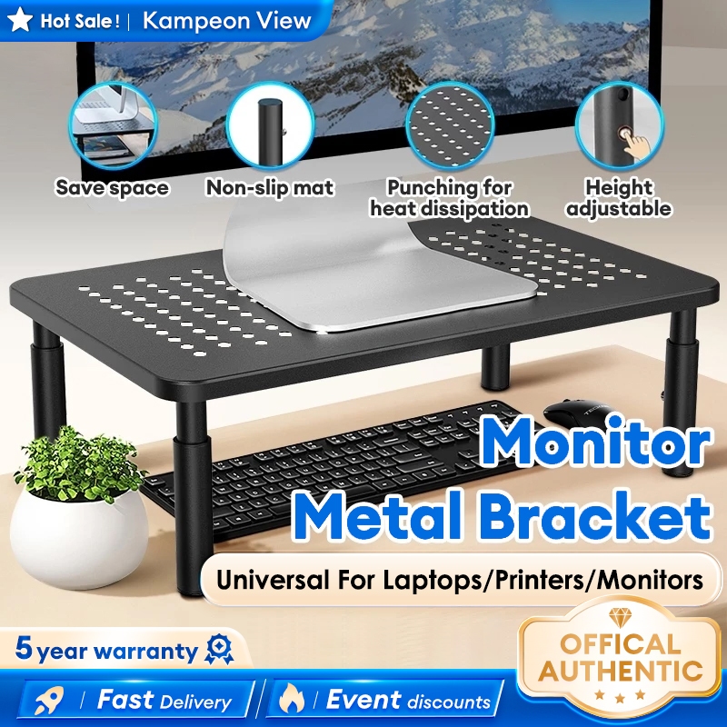 Monitor Stand Laptop Stand Adjustable Height Stable Desktop Storage ...