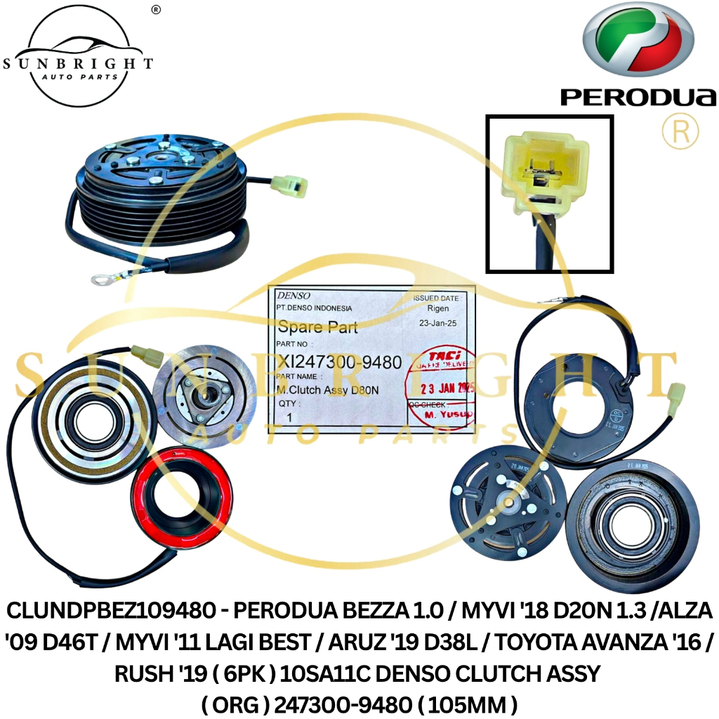 BEZZA 1.0 / ALZA '09 D46T / MYVI '11 LAGI BEST / AVANZA '16 ( 6PK ...