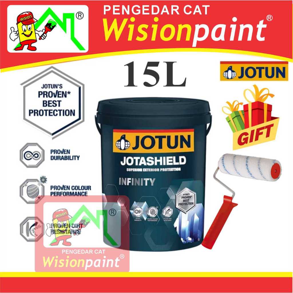 15 Liter ( 15L ) Jotun Jotashield Infinity Exterior Paint Best ...
