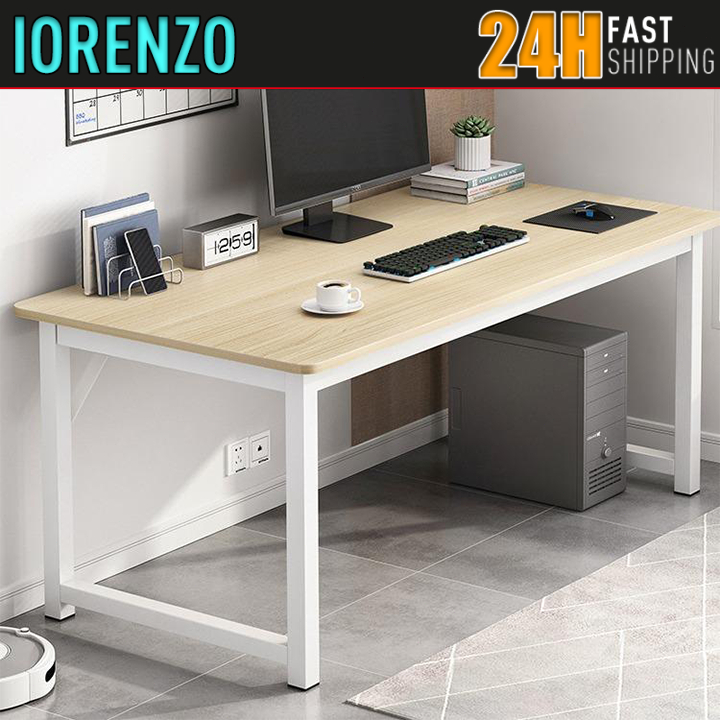 140CM Study Table Computer Desk Notebook Writing Desk Table Office Desk ...