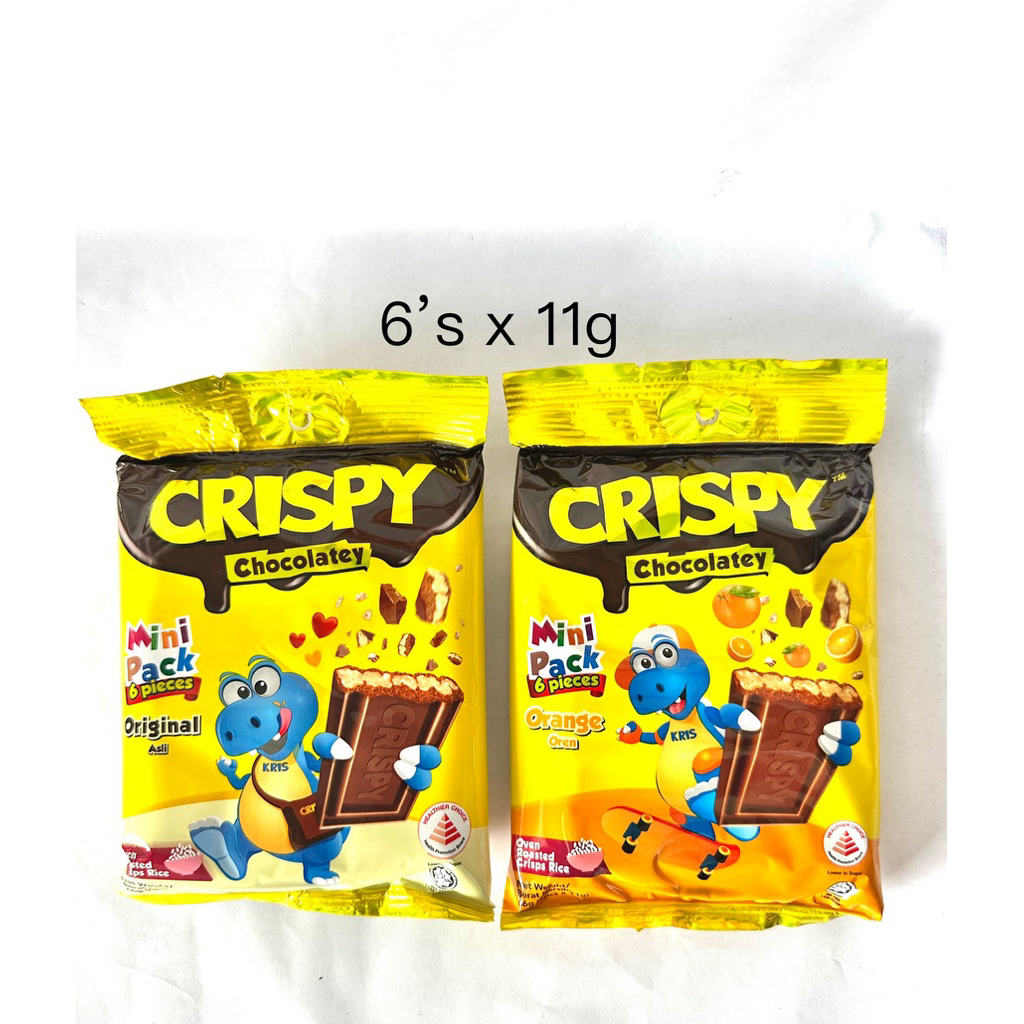 (Unit) Crispy Choco Bar Mini Pack 11gm*6s (Travel Pack) | Shopee Malaysia