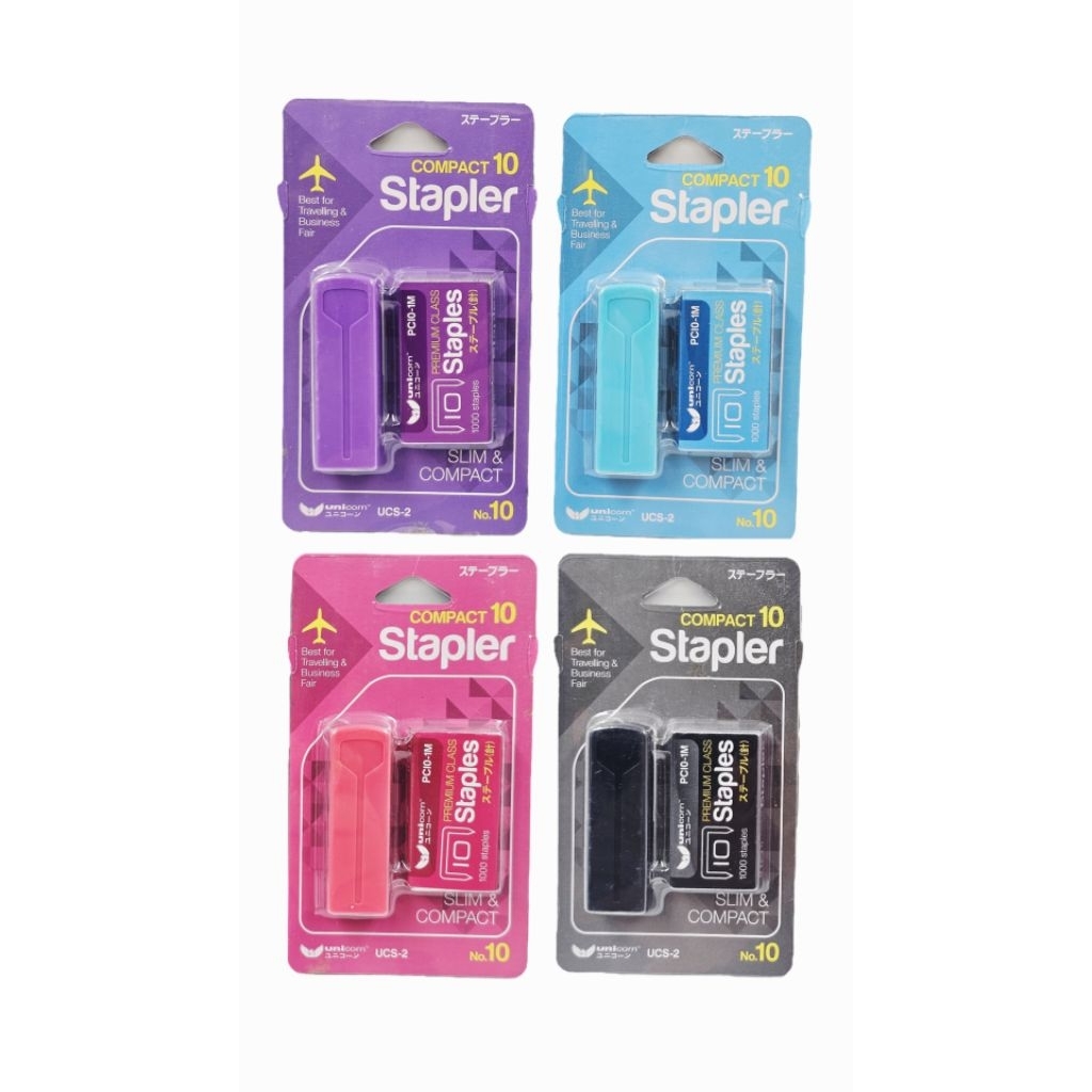 UNICORN Compact 10 Stapler Staples Portable Set No.10 UCS-2 | Shopee ...