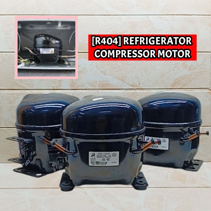 MOTOR KOMPRESOR PETI SEJUK - COMPRESSOR MOTOR GAS [ R404 ] | HIGH ...