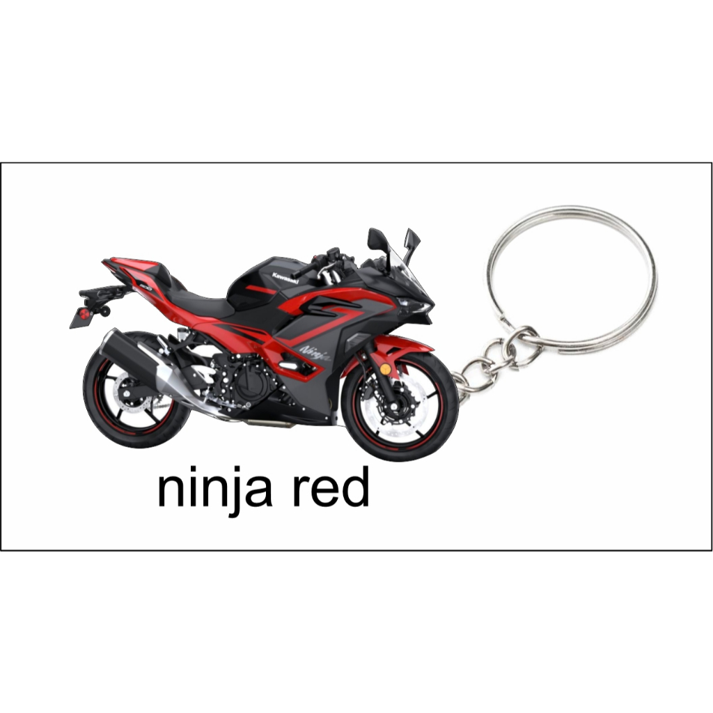 kawasaki ninja red 500 2d keychain | Shopee Malaysia