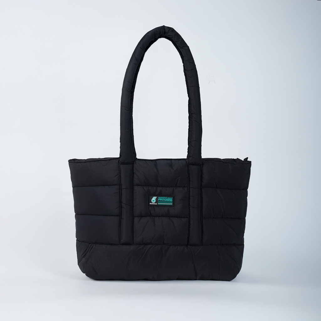 PETRONAS Puff Tote Bag - Black | Shopee Malaysia