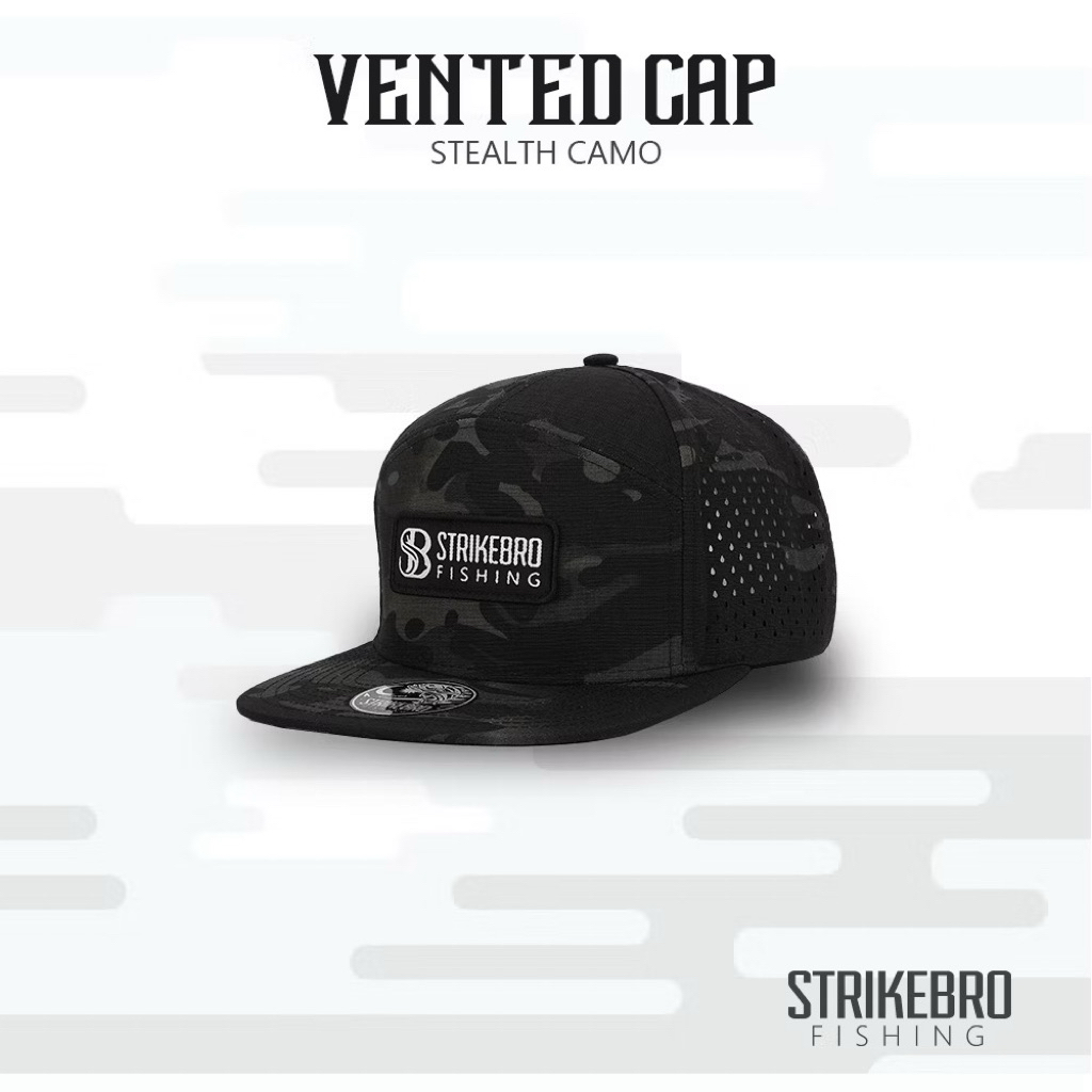 Vented Cap - STRIKEBRO FISHING - Stealth Camo [RipStop] | Shopee Malaysia