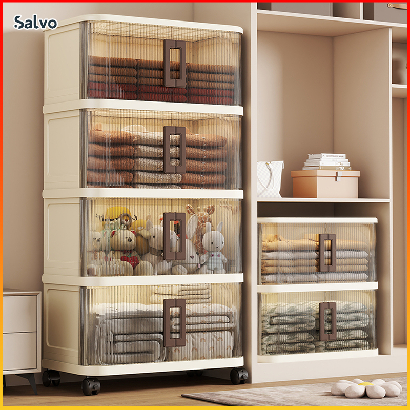 Foldable Storage Box Storage Organizers Wardrobe Multi-Layer Storage ...