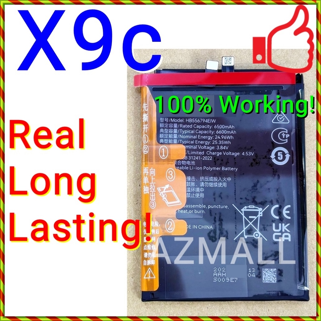 (Support 66W Fast Charge) NEW ORI Long Lasting Stable Battery ...