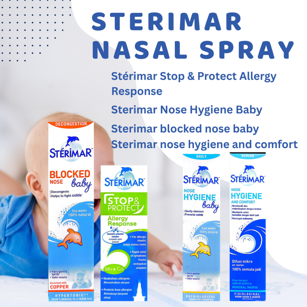 STERIMAR NASAL SPRAY NASAL CARE Sea water, purified water BABY NASAL ...