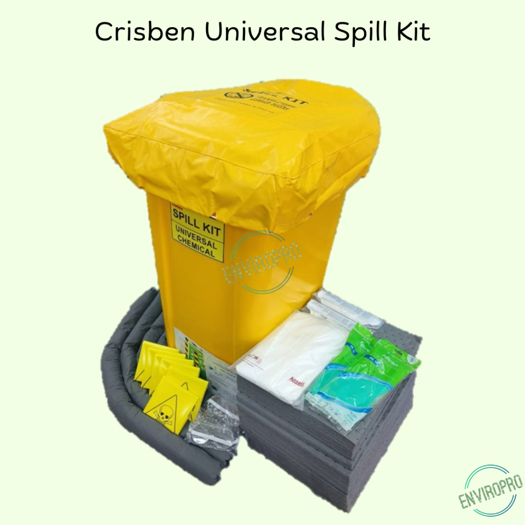 Crisben Universal Spill Kit Bin - 200 Litres - Yellow Bin - SKC240 ...