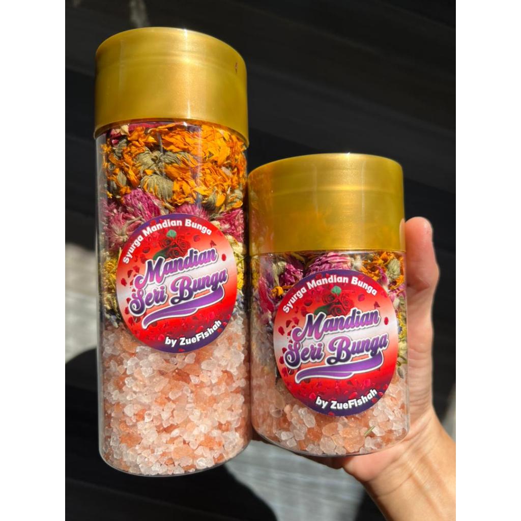 Combo Mandian Bunga (satu botol kecil + satu botol besar) | Shopee Malaysia