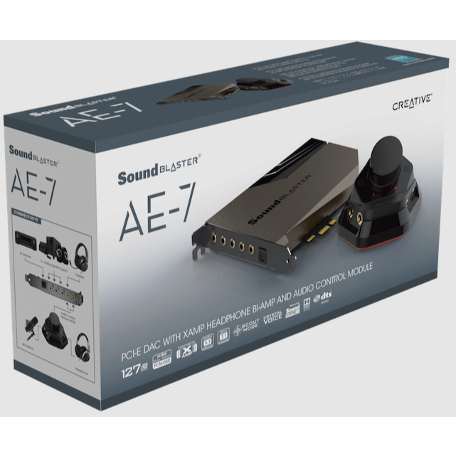 CREATIVE Sound Blaster AE-7 - Hi-Res PCI-e DAC and Amp Sound Card w ...