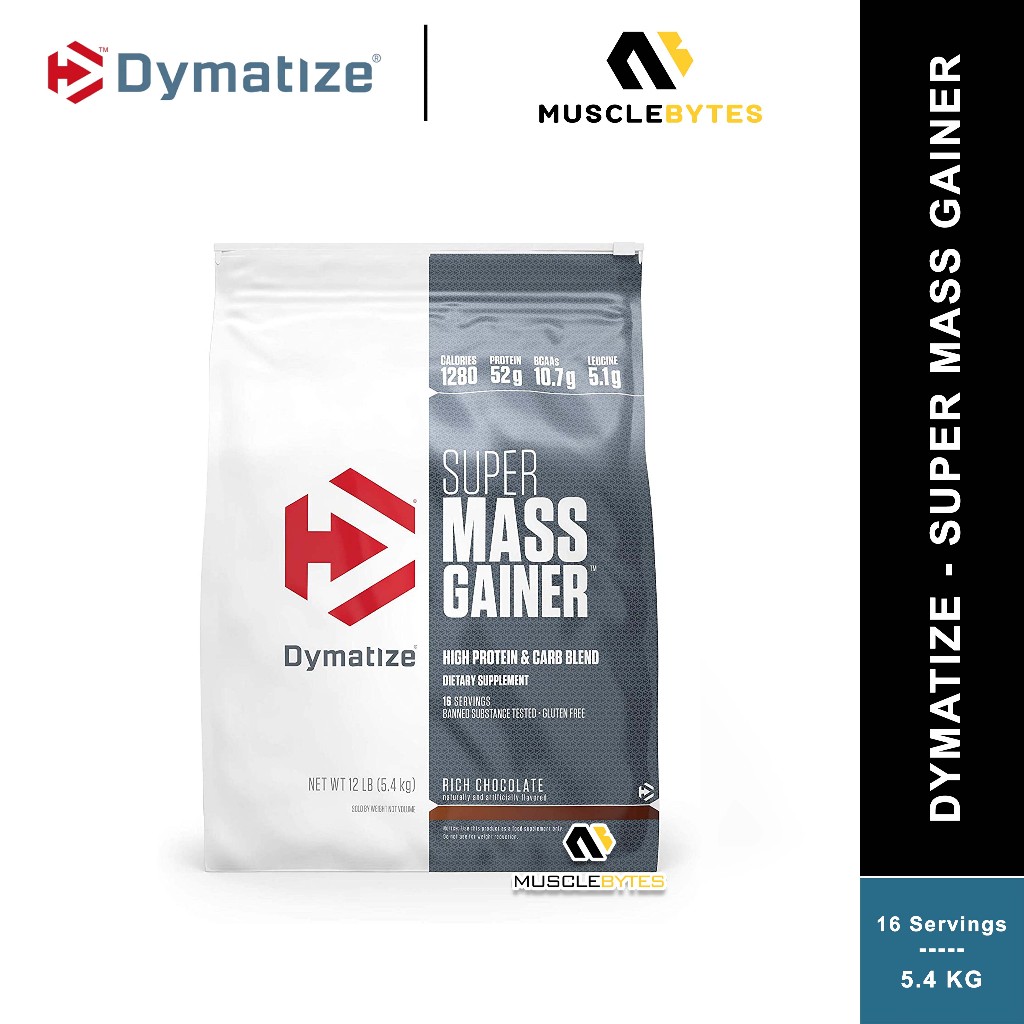 Dymatize - Super Mass Gainer [12LBS / 5.4KG / 16 Servings] [Weight ...