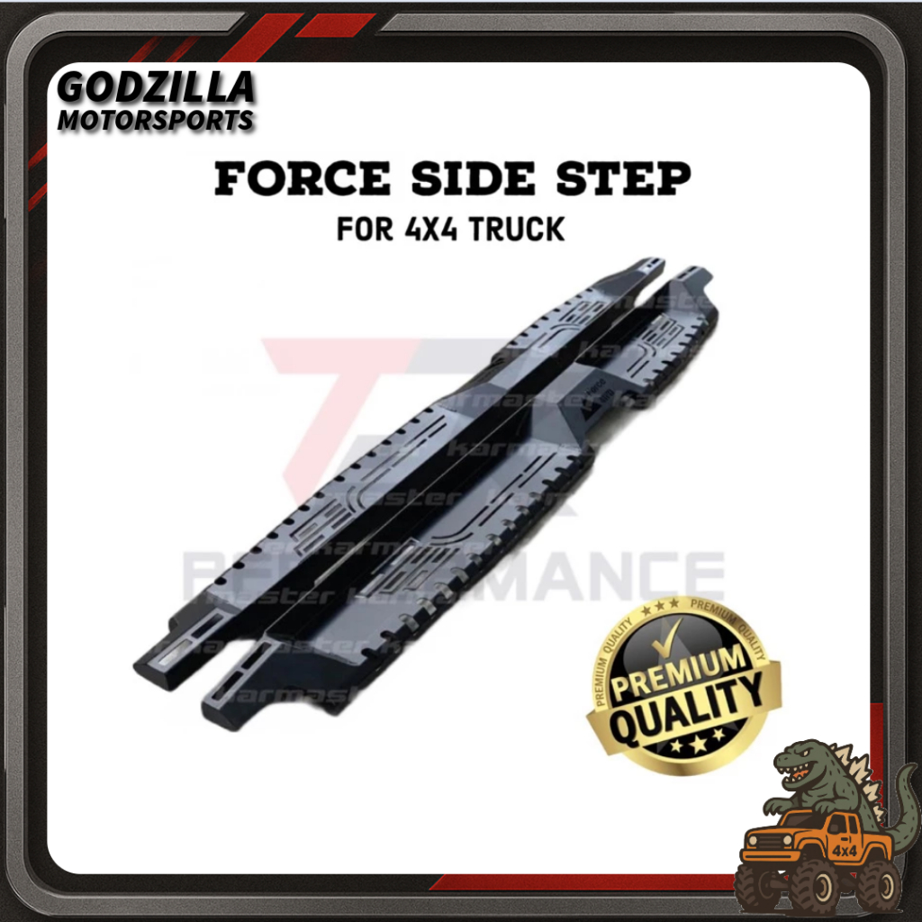 FORCE 4WD SIDE STEP 4X4 TRUCK TOYOTA HILUX VIGO REVO TRITON NAVARA ...