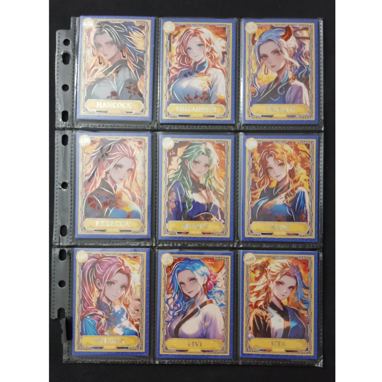 One Piece Fanmeng LSR Cards (One Piece CCG) (Complete Set - 9pcs ...