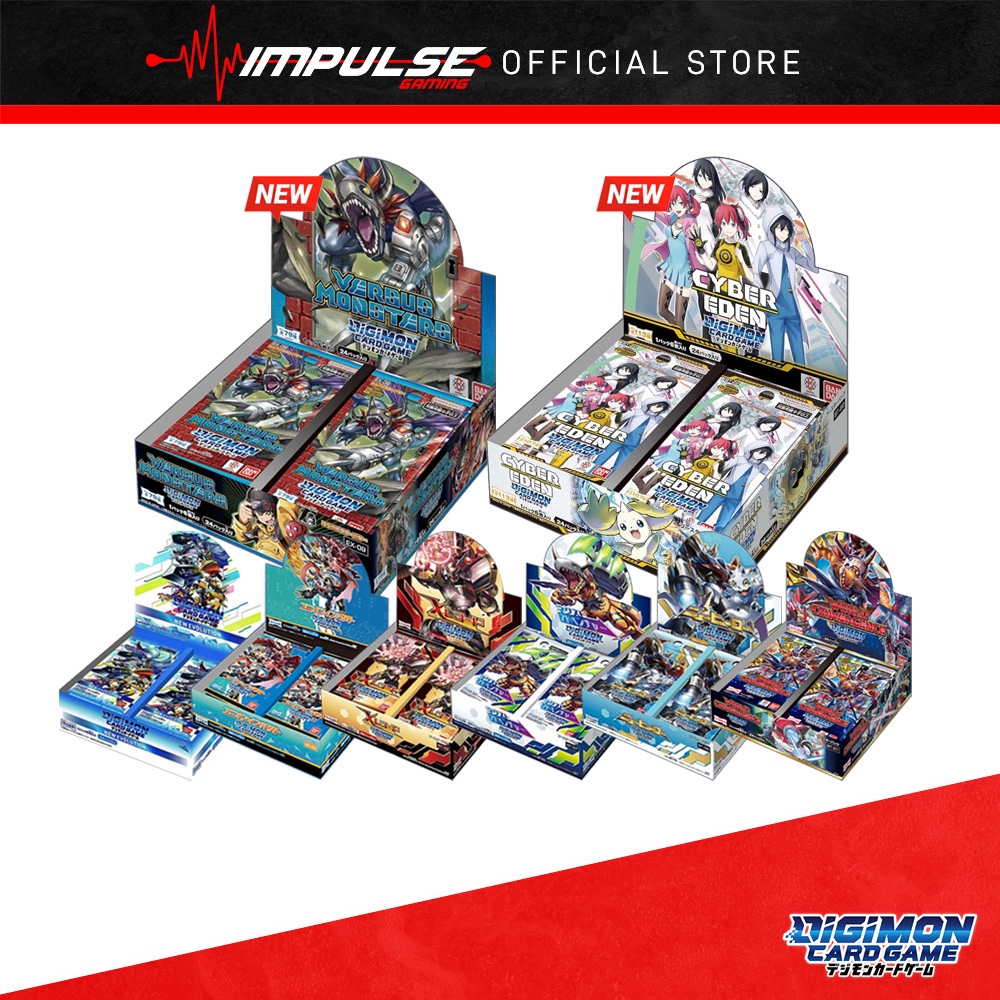 Digimon TCG Booster Box Japan Version - BT01-BT22 Cyber Eden / EX01 ...