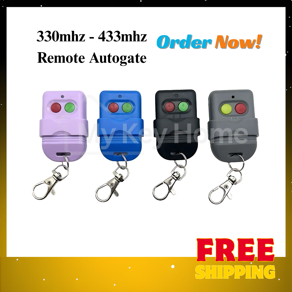 Remote Autogate Control Copy Clone Type 330mhz & 433mhz (Learn Copy ...